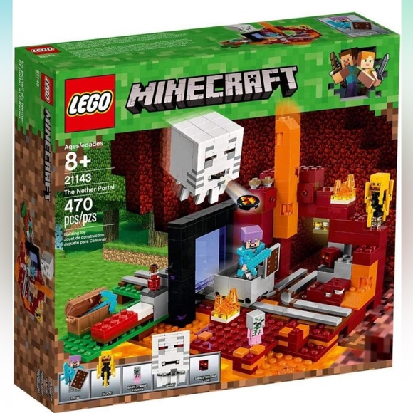 Lego | Toys | Minecraft The Nether Portal Lego Set | Poshmark